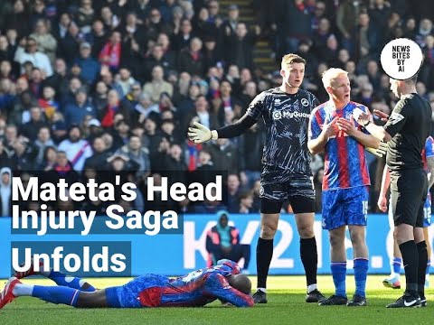 Crystal Palace's Mateta Suffers 25 Stitches After Hair-Raising Incident ...