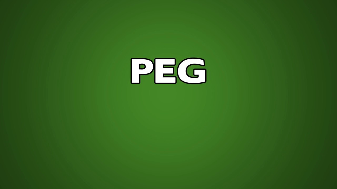 PEG Meaning YouTube
