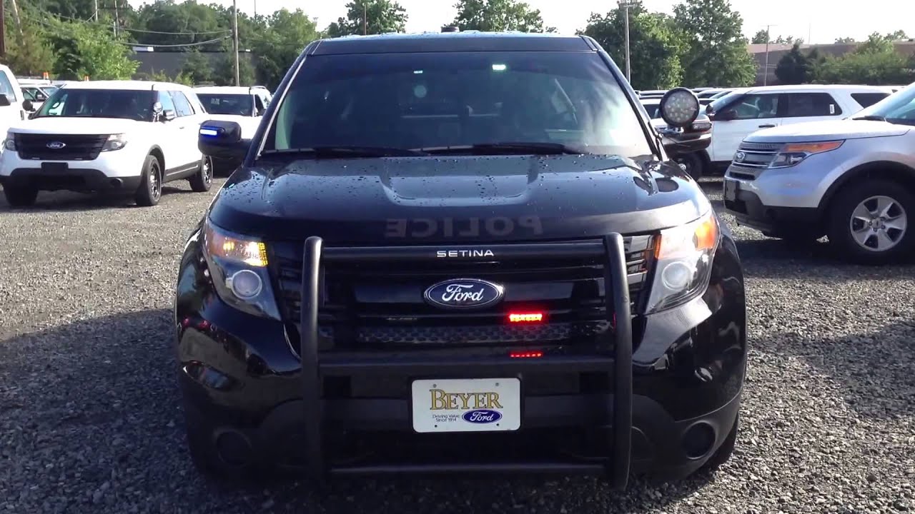 Ford Police Interceptor Utility - Slicktop with Ghost Graphics - YouTube