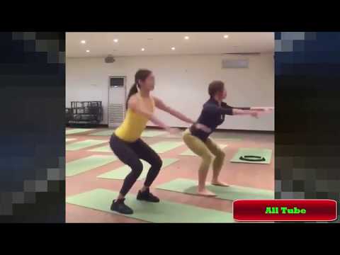 Yoga Training Girls Fitness ।। Hot Yoga Challenge