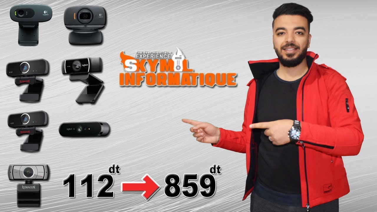 أحسن WEBCAM بأفضل أسعار - SKYMIL INFORMATIQUE - - YouTube