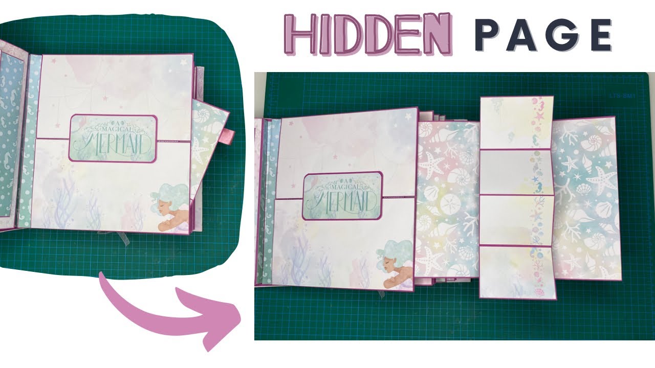Hidden Page in a Scrapbook with Mini Twist & Pop Up Card | Tutorial ...
