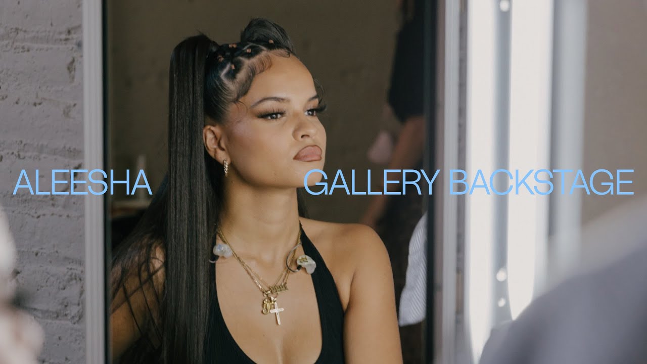 Aleesha - GALLERY SESSIONS Backstage Interview - YouTube