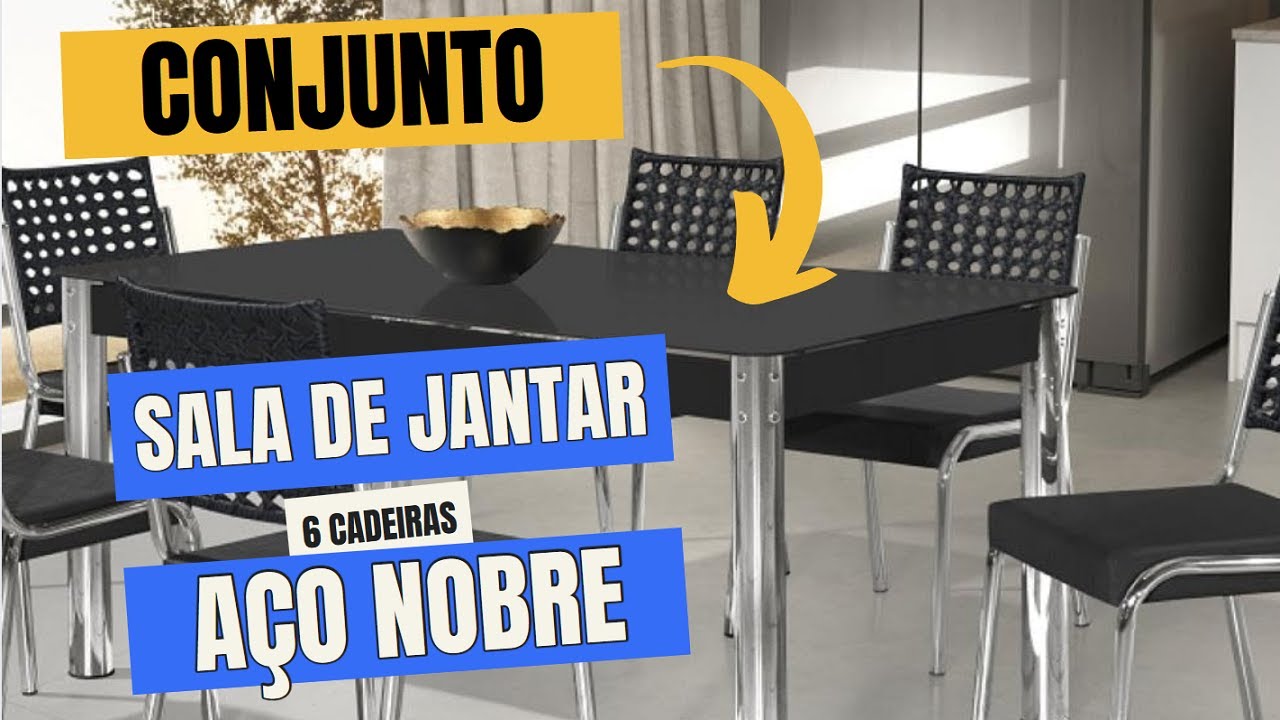 TRANSFORME SUA SALA DE JANTAR EM UM ESPAÇO SOFISTICADO COM O CONJUNTO ...
