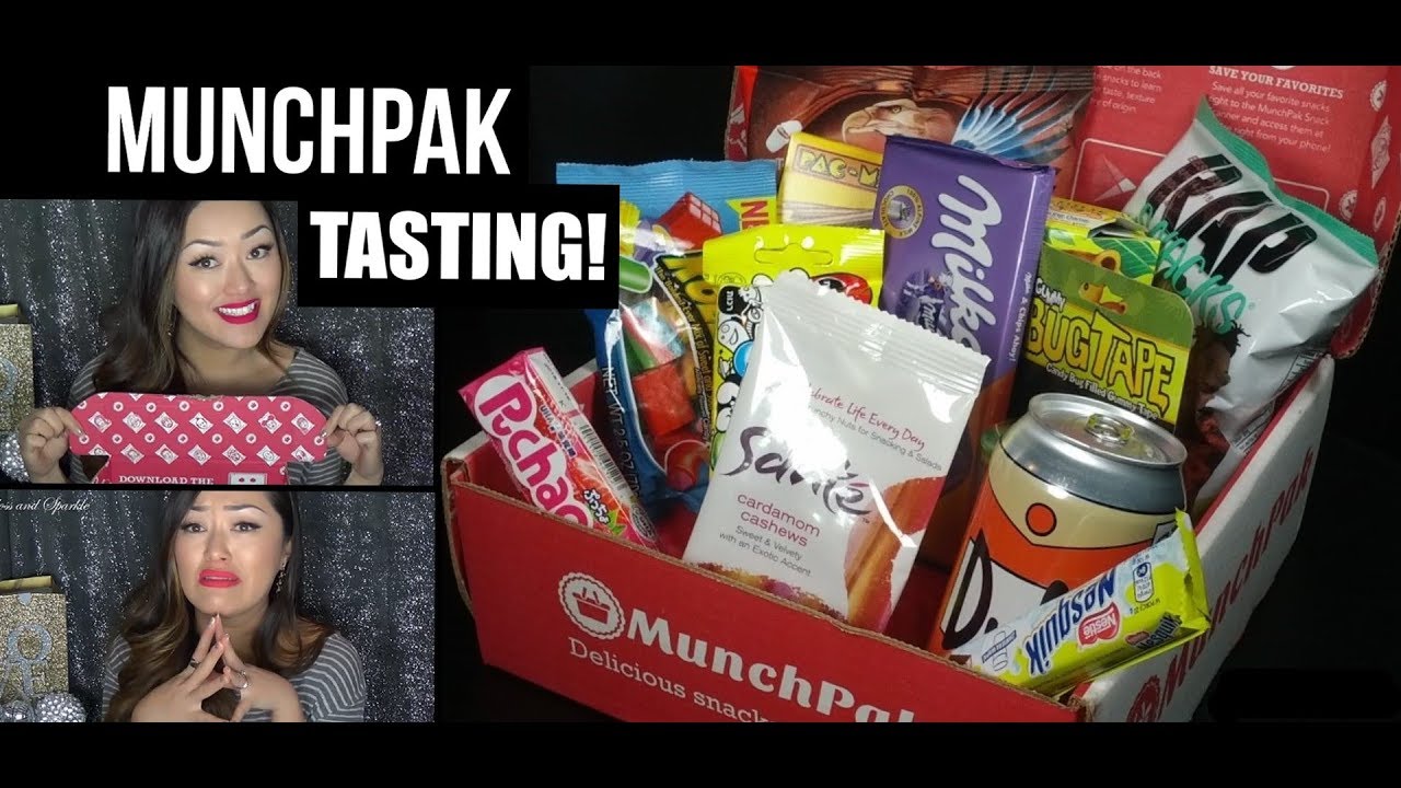 Tasting Snacks from around the world! | Munchpak Unboxing! - YouTube