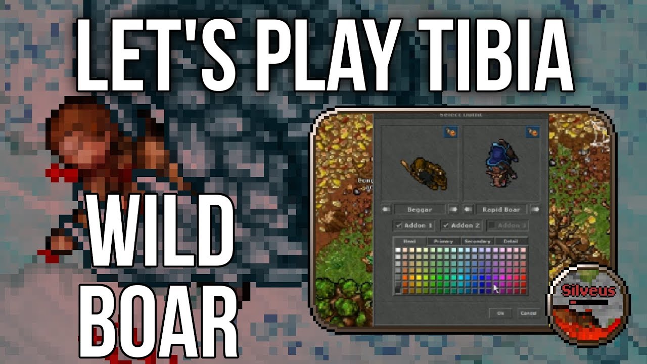 Let's Play Tibia: Taming a Wild Boar, 2nd attempt. (ENG) - YouTube
