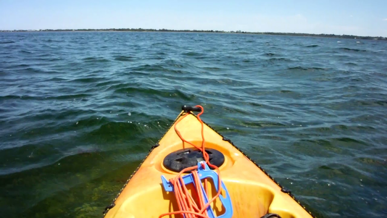 The start of Kayak Yakker. Dec 31 2015 part b AquaYak Scout - YouTube