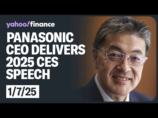 LIVE: Panasonic Holdings Corp CEO delivers CES keynote speech
