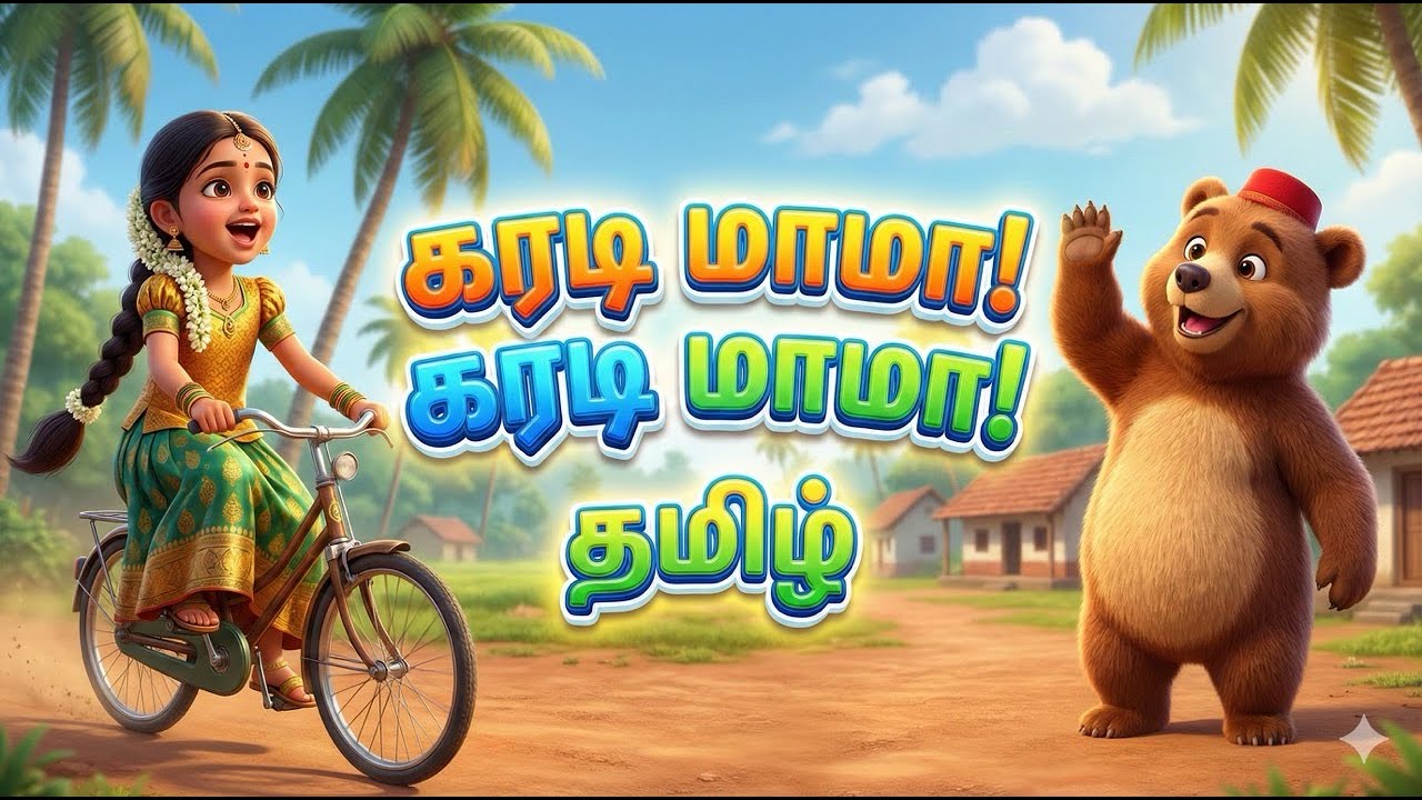 கரடி மாமா பாடல் | KARADI MAMA Tamil Kids Song - YouTube