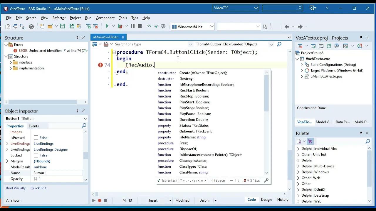 AI-07 Convierte de Audio a Texto con Delphi y Whispered de OpenAI - YouTube