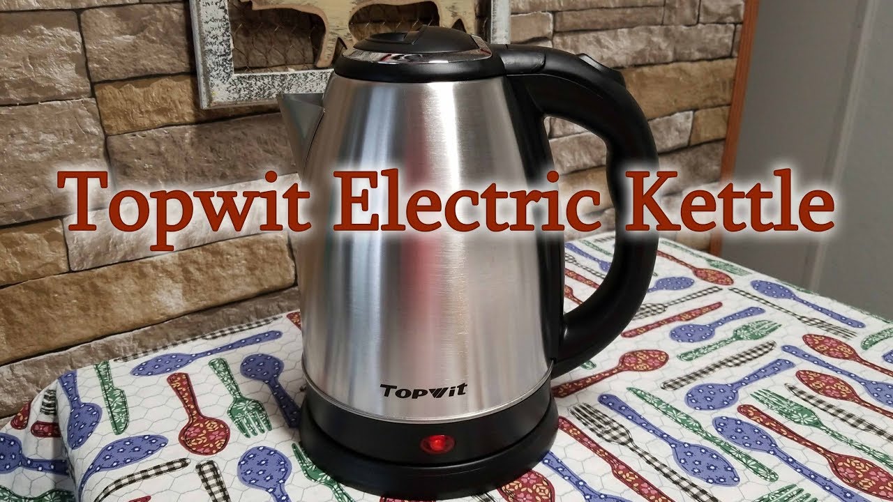 Product Review: Topwit Electric Kettle - YouTube