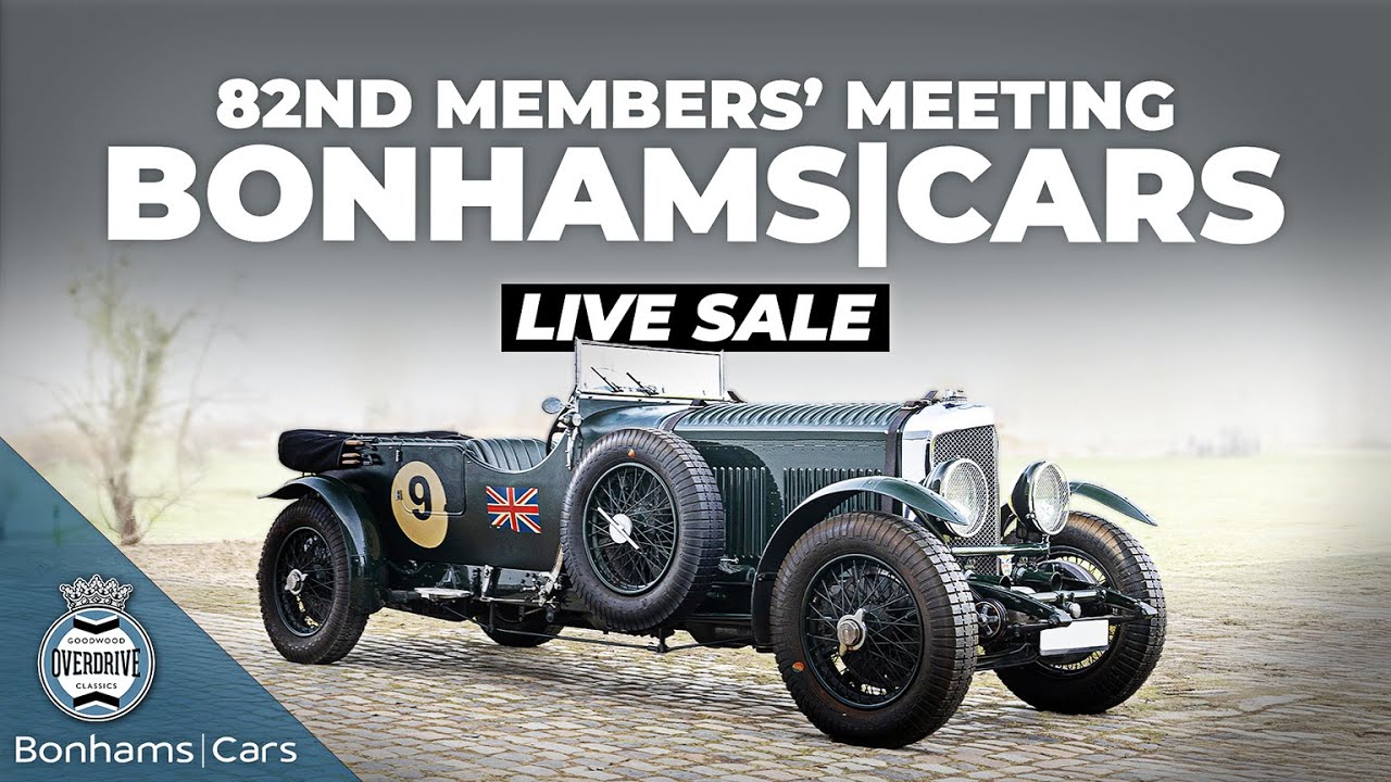 Bonhams|Cars Goodwood Members' Meeting Auction | Live stream - YouTube