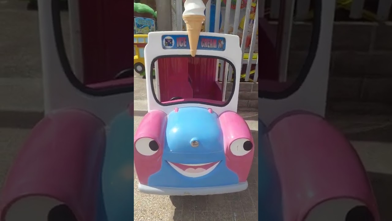 RG Mitchell Hank's Ice Cream Van Kiddie Ride - YouTube