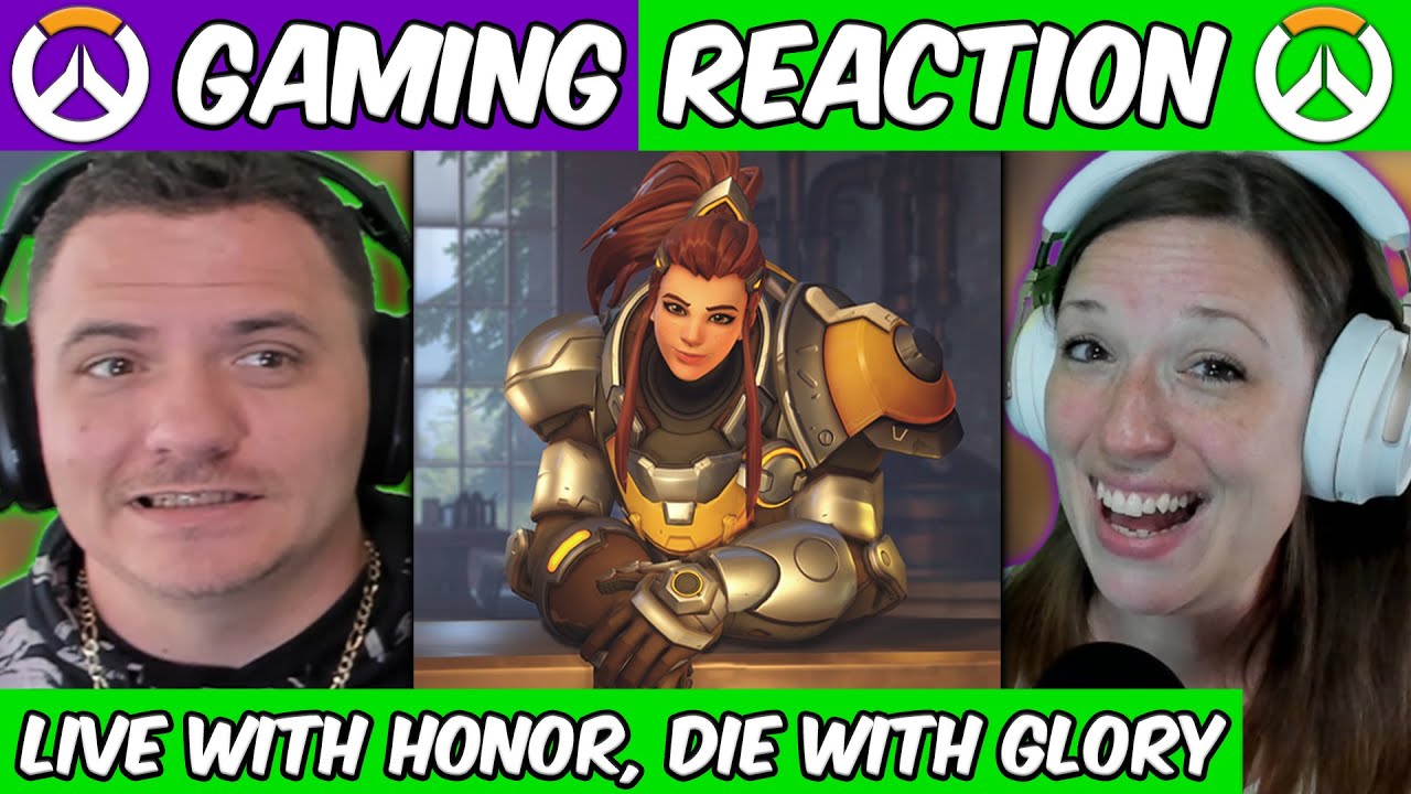 New Players React to Overwatch Brigitte Origin Story - YouTube