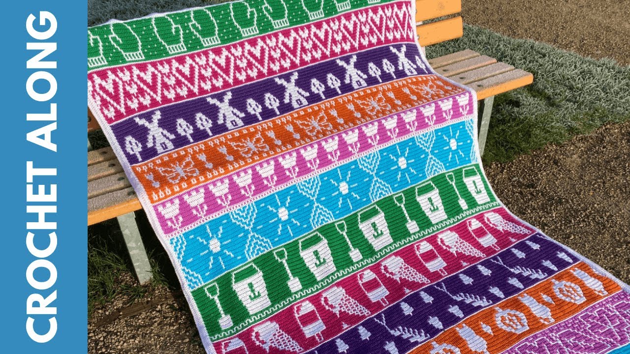 Months of the Year Blanket – Collaborative Crochet Along - YouTube