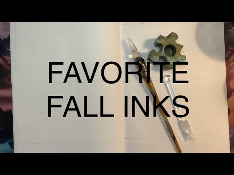Favorite Fall Inks - YouTube