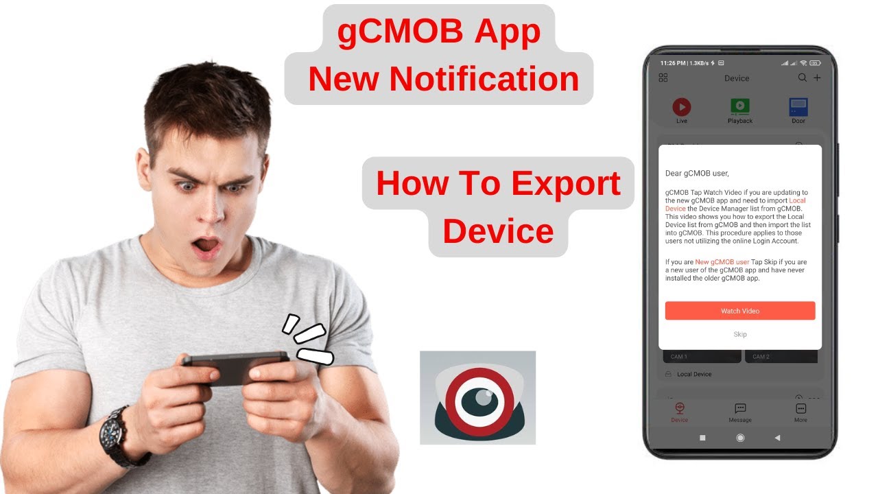 How To Export Device Card To Gallery | gCMob App New Update ...