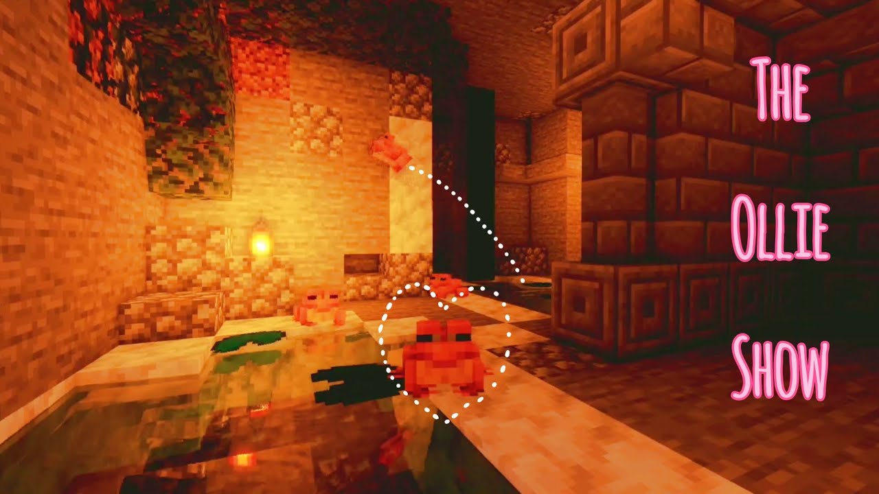 —Minecraft Frog Sanctuary—【Showcase】 - YouTube