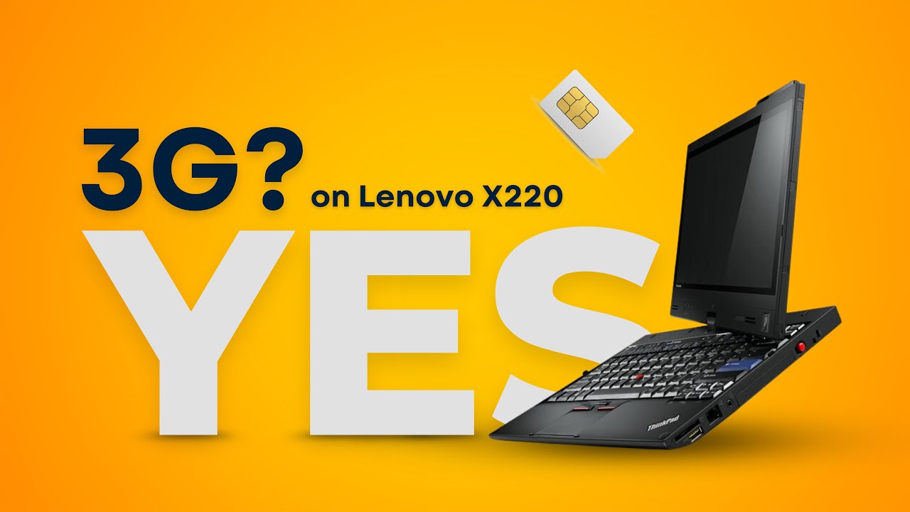 Installing a 3G Module in a Lenovo X220 Tablet - YouTube
