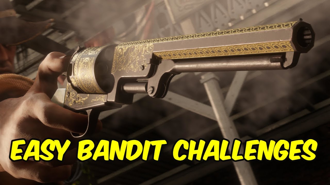 Easy Bandit challenges 1 to 10 RDR2 - YouTube