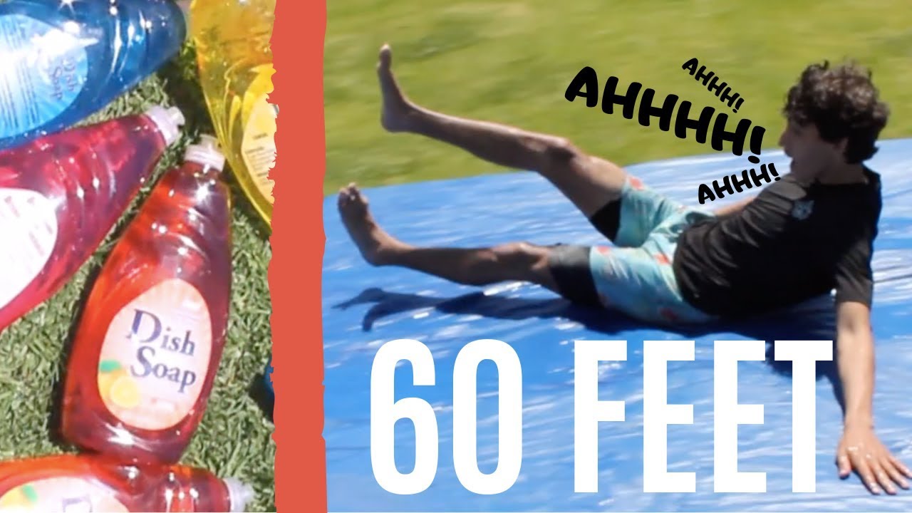 60 FOOT SLIP N SLIDE Ft. Rex Campbell - YouTube