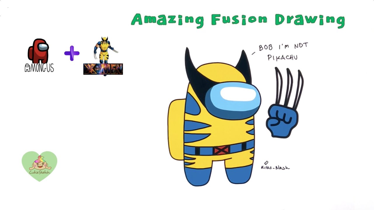 Mini Crewmate x Wolverine | Among Us x X-Men Fusion - YouTube