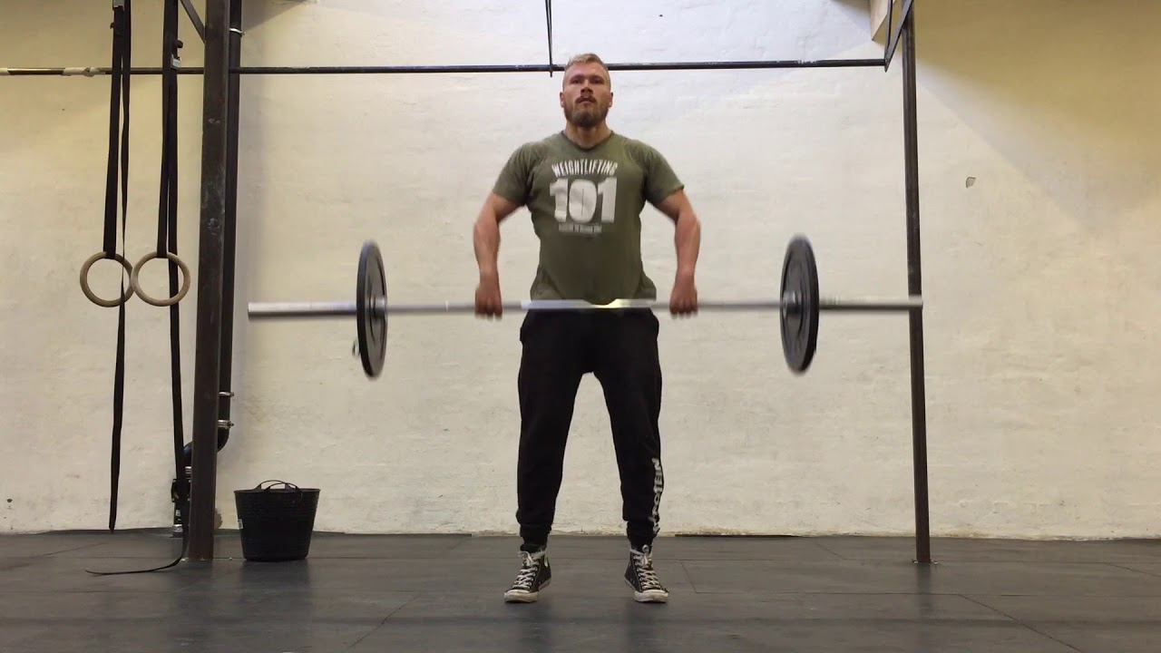 Hang Muscle Clean - YouTube