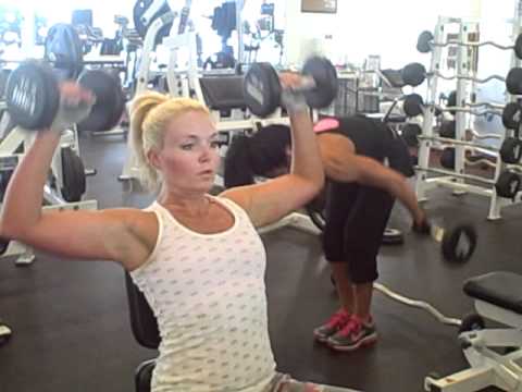 Sarah Mccambridge (MET-Rx athlete) and Chelsey Morgenstern (IFBB Figure ...