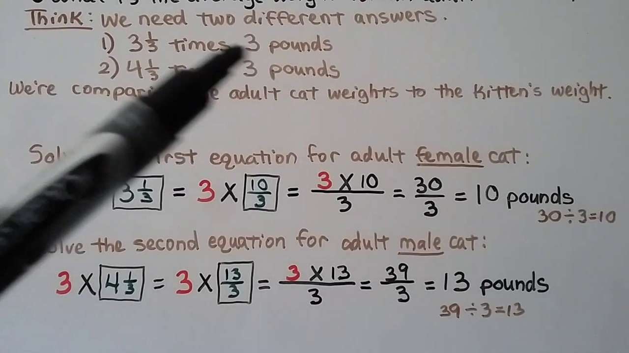 4th Grade Math 8.5, Word Problem Solving, Comparison Problems with ...
