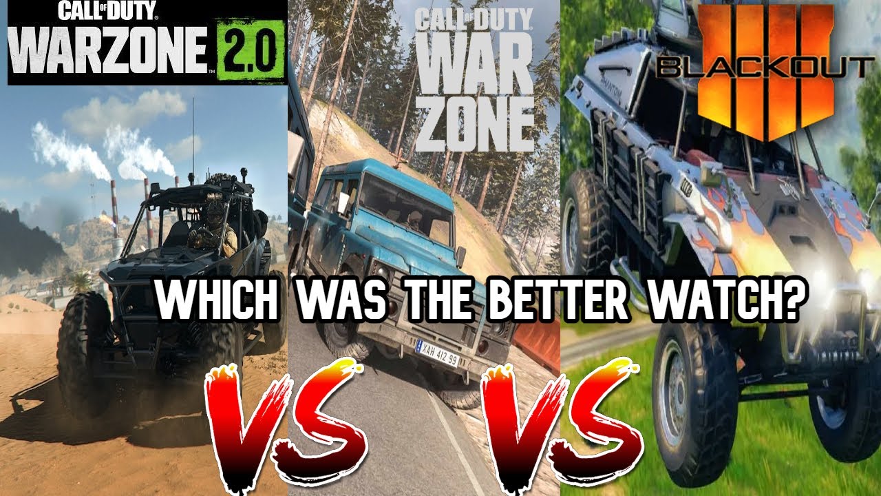 Blackout VS Warzone 1 VS Warzone 2.0 Which Is The Best Watch? Comms ...