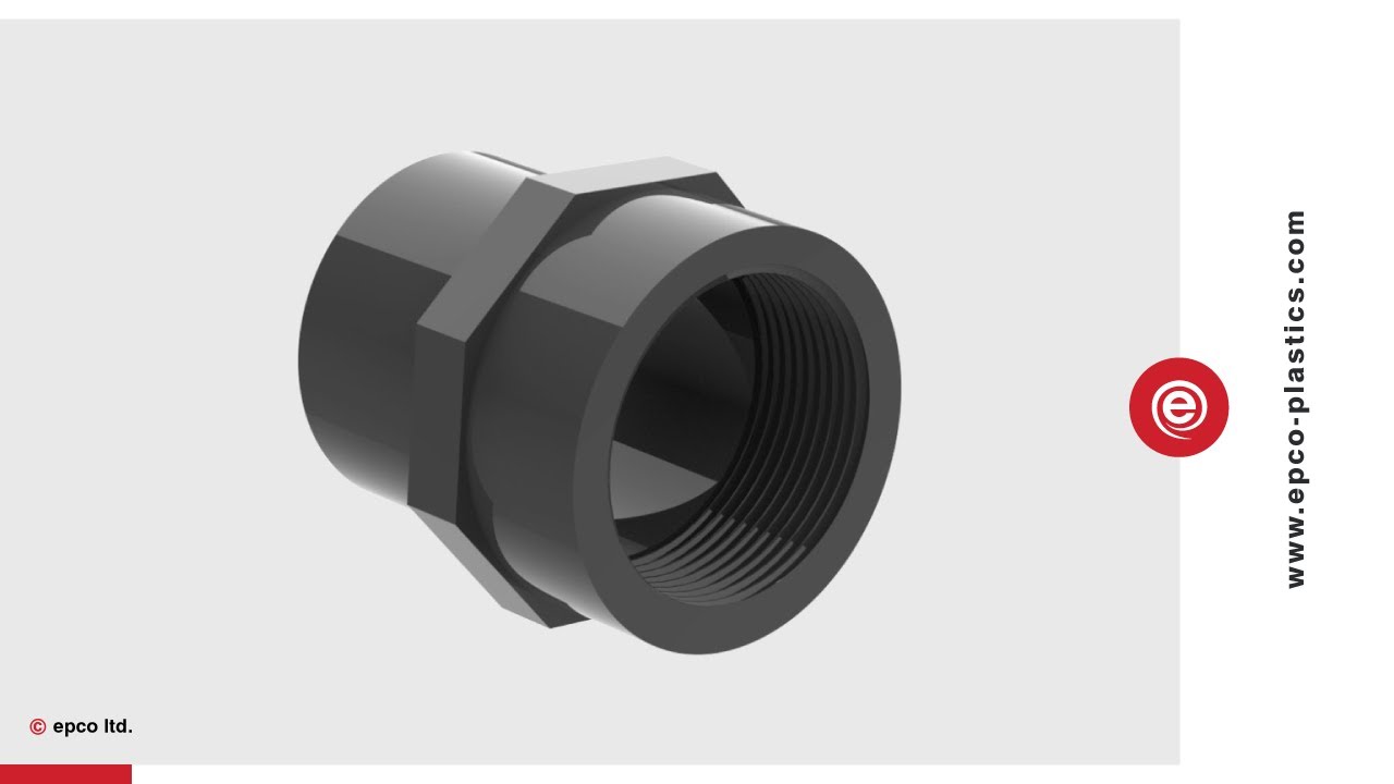 U-PVC Male Plain Spigot to Female Threaded Adaptor | epco Plastics ...