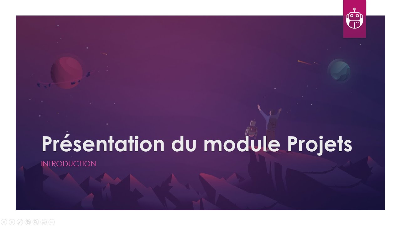 Présentation et fonctionnalités du module Projets - YouTube