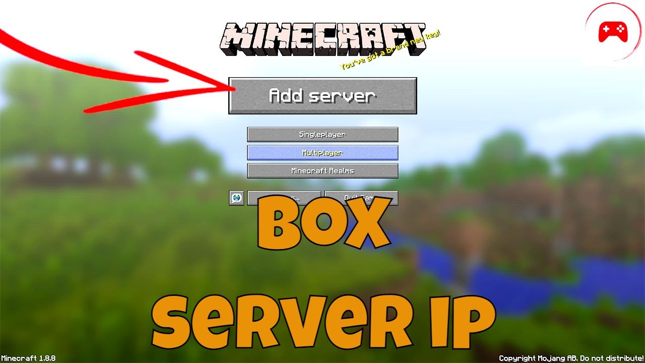 Minecraft Box Server IP Address - YouTube
