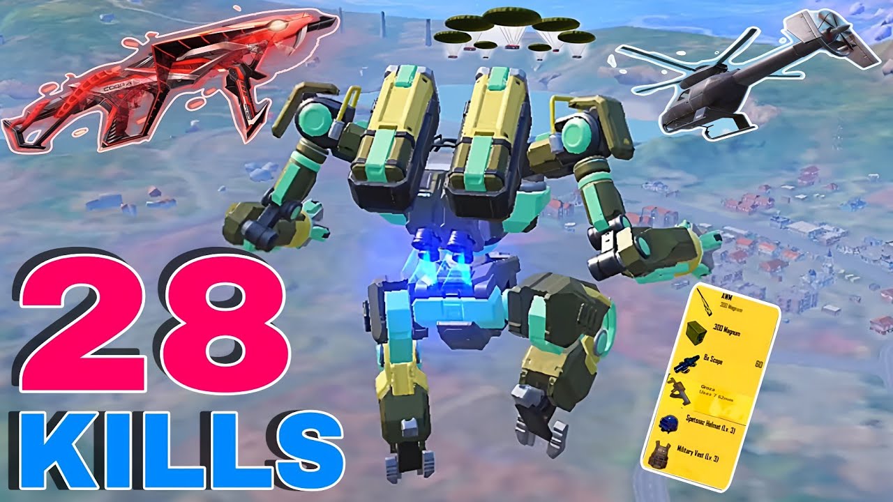 28 KILLS!! 😍 MECHA FUSION MODE Rush Gameplay🔥pubg mobile bgmi - YouTube