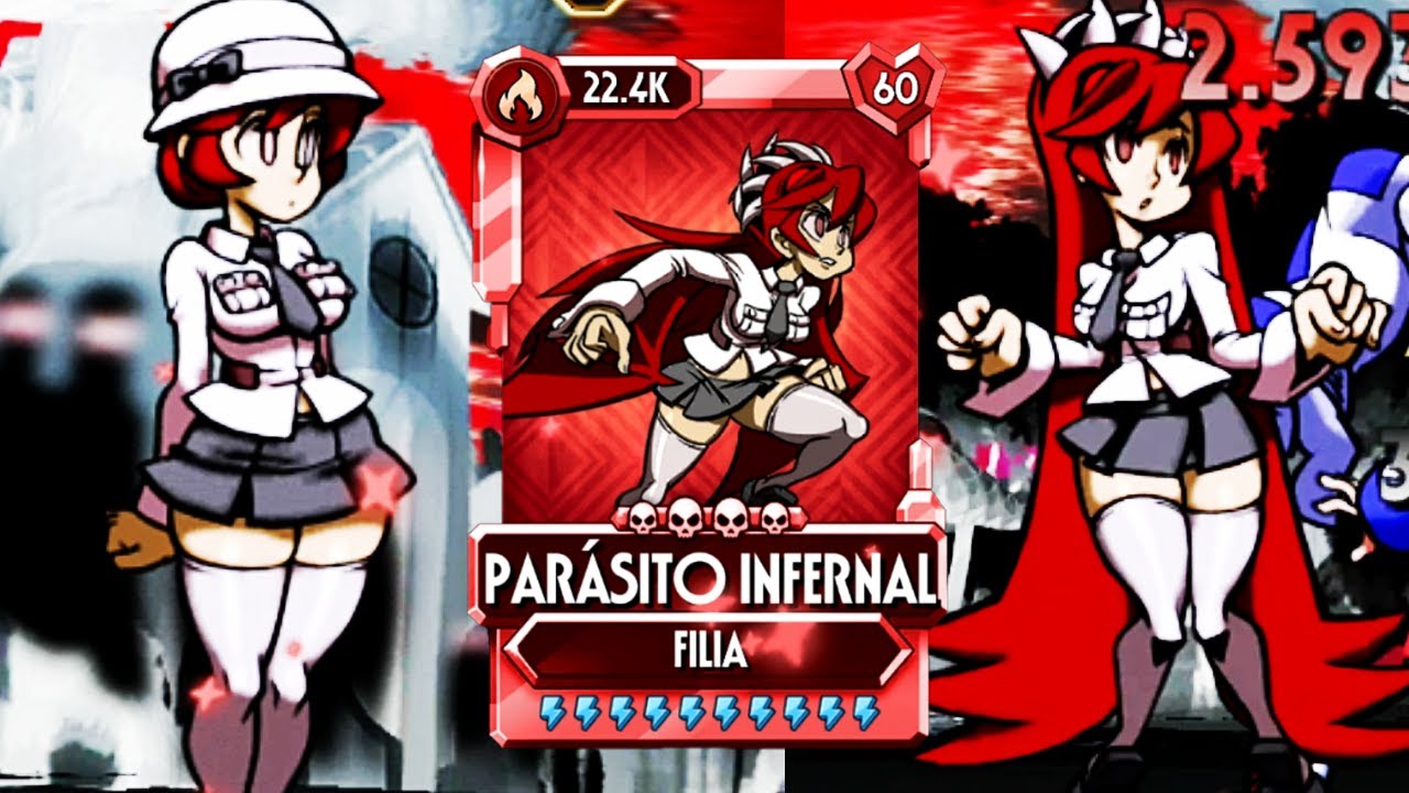 🧯FILIA PARASITO INFERNAL 🧯PARASITE WEAVE Skullgirls Mobile - YouTube