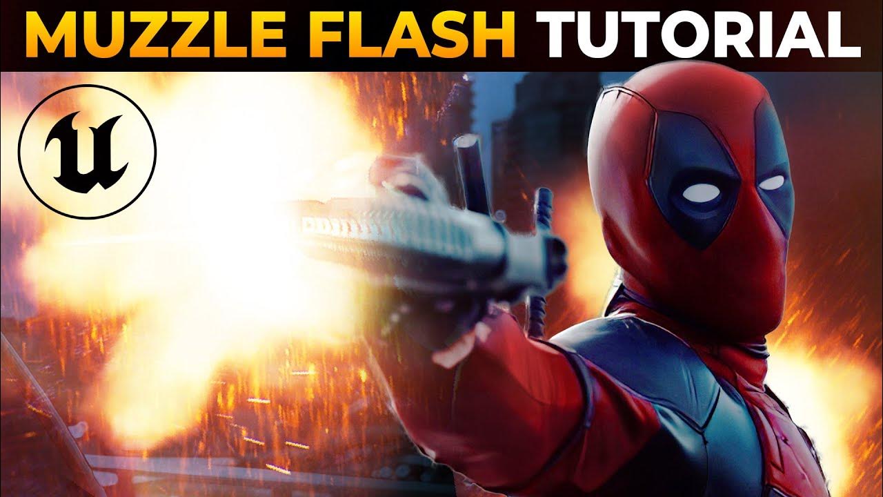 Create MUZZLE FLASH Gun FX for Unreal 5 Cinematics - YouTube