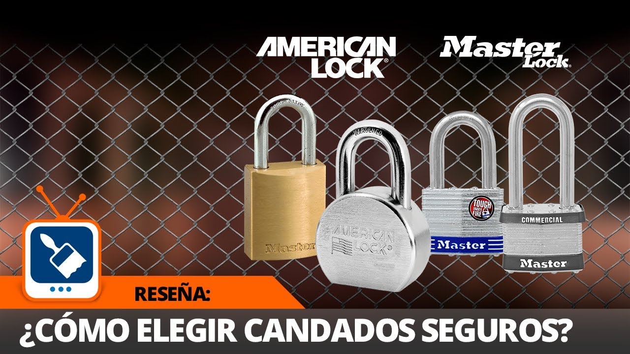 Porqué elegir candados American Lock y Master Lock - YouTube
