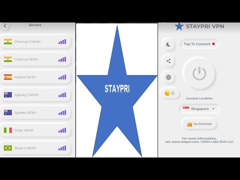 My review of the application STAYPRI VPN - YouTube