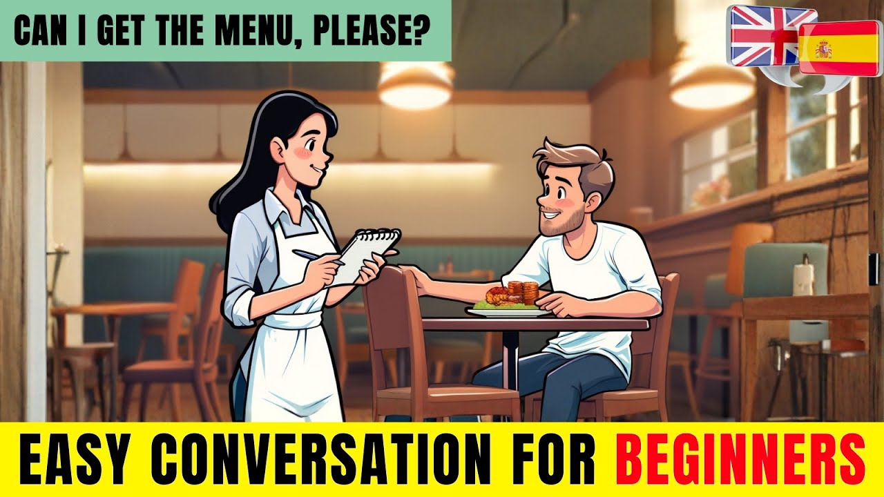 Ordering Food in Spanish | Real Restaurant Conversation (A1–B1 ...