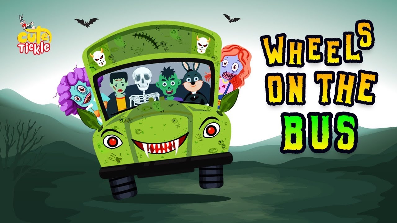 Wheels On The Bus with Zombies - Zombie is Coming - Nursery Rhymes ...