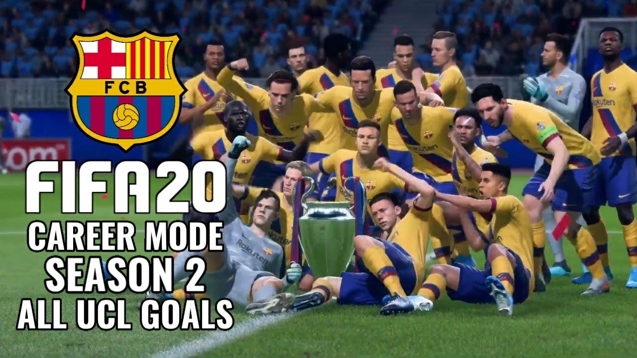 FIFA 20 | FC Barcelona Career Mode Season 2 | All Champions League ...