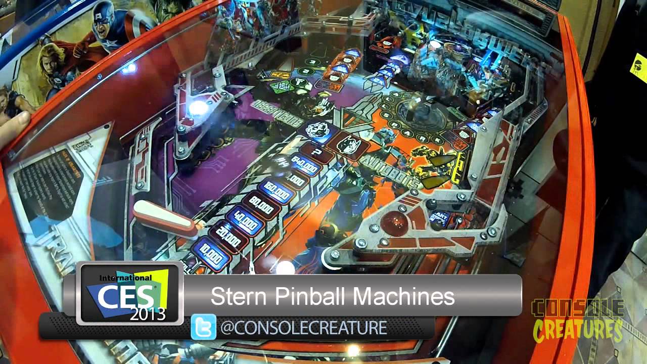 Transformers and The Avengers Pinball Machines from Stern Pinball (CES ...