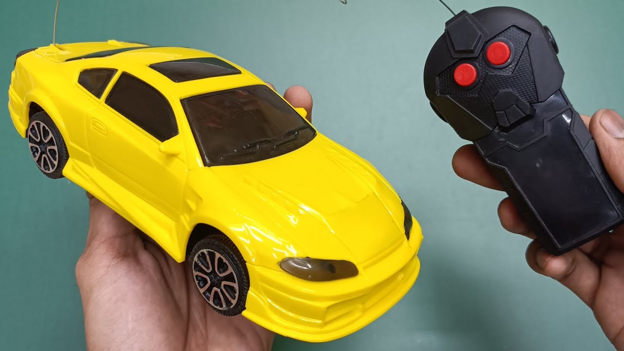 3D YELLOW REMOTE CONTROL CAR / 3D FAMOUS CAR / HIGH SPEED RC CAR / 3D ...