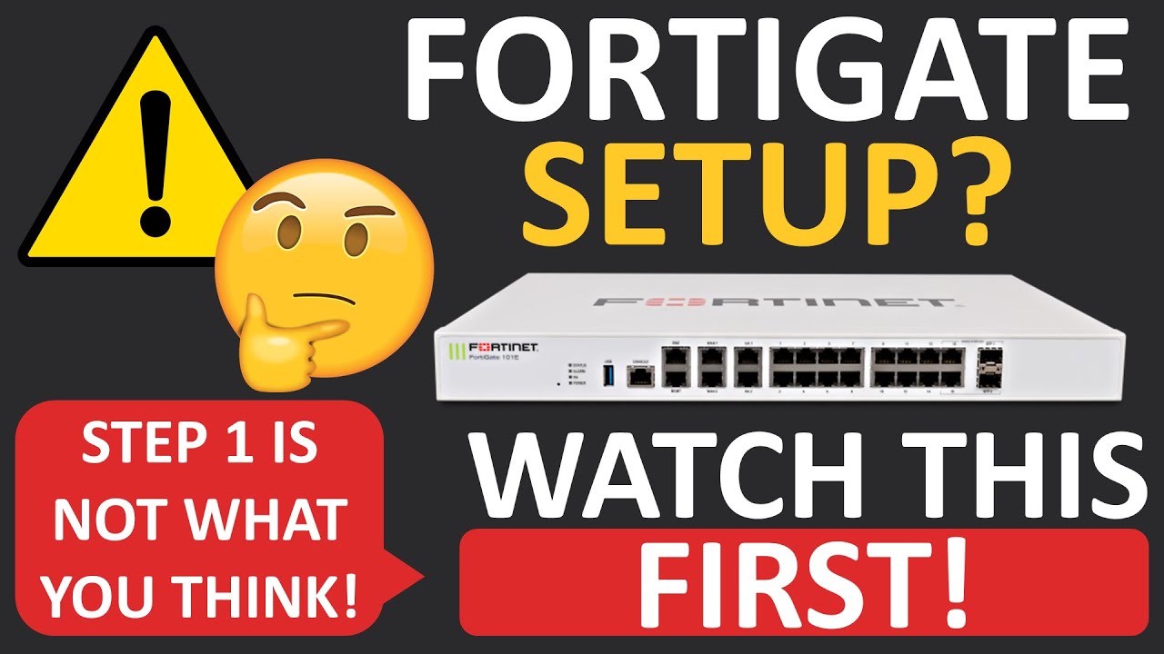 How to Set Up FortiGate Firewall Step‑by‑Step Guide for Beginners. - YouTube