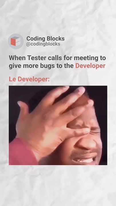 Every Developer Every Employee | Who else can relate | CodingBlocks! #meme #developer #bugs # ...