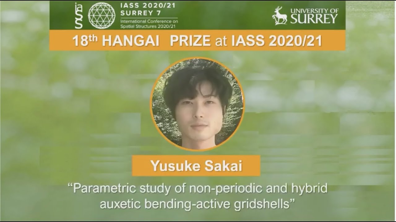 Hangai Prize 2020 Winner – Yusuke Sakai - YouTube