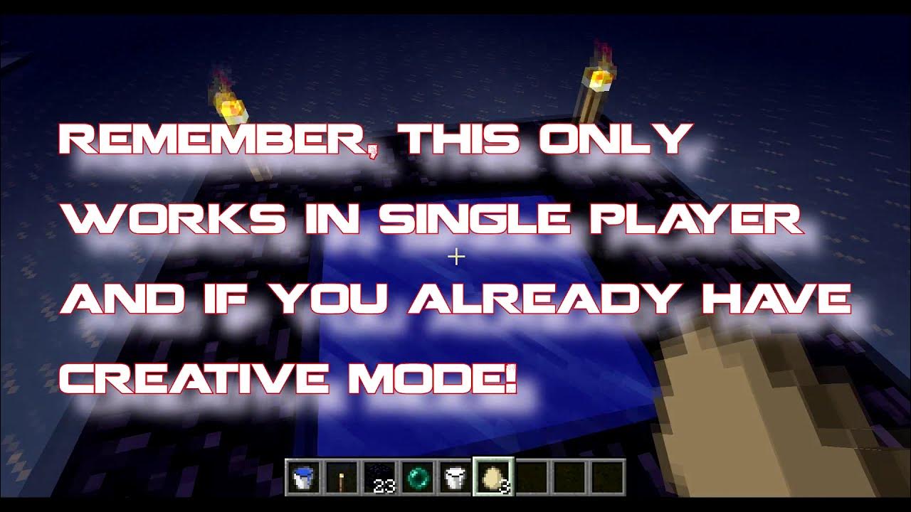 Minecraft: How to Get Creative Mode in ANY server! [WORKS] - YouTube