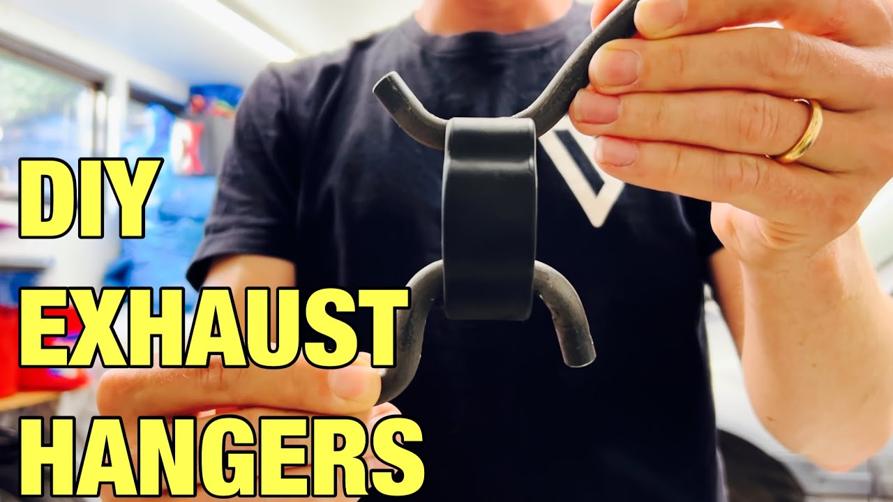 How To: Make your own exhaust hangers - YouTube