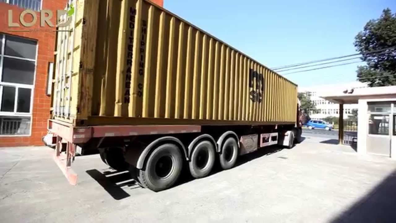 Wood Flooring Container Loading - YouTube