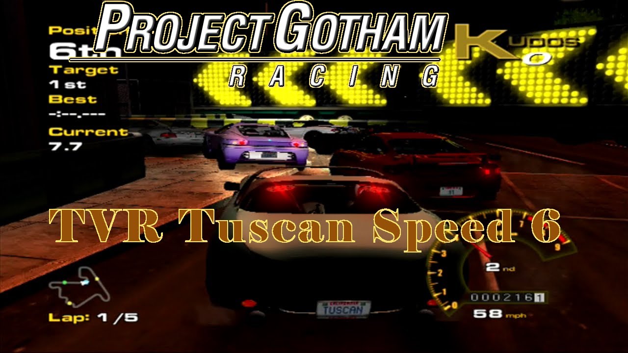 Project Gotham Racing 1 (PGR1): TVR Tuscan Speed Six Car (Gameplay ...